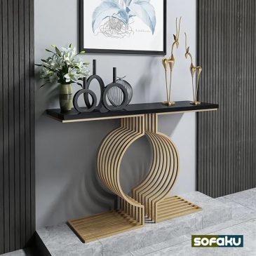 CONSOLE Table C-0808 – Meja Konsul Emas / Chinese Foyer Gold Table | Sofaku