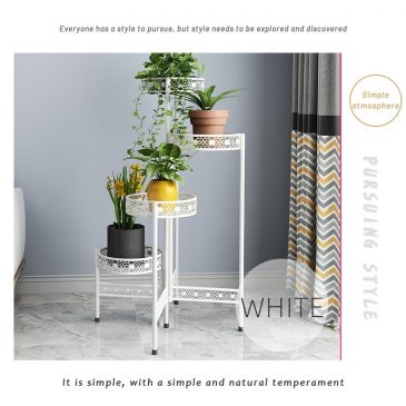 Rak Tanaman RT-016 – Sofaku Standing Platter Flower Stand 4 Susun Rak ...