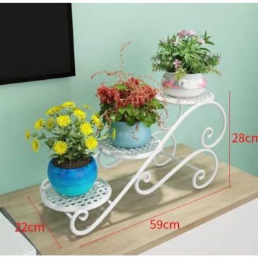 Rak Tanaman RT-021 – Sofaku Rak Bunga Besi 2 Susun – Rak Standing Besi ...