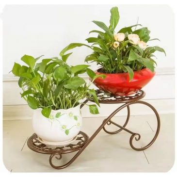 Rak Tanaman RT-021 – Sofaku Rak Bunga Besi 2 Susun – Rak Standing Besi ...