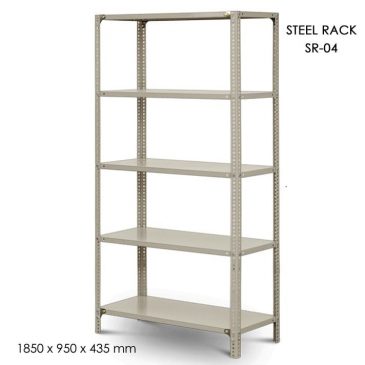 ALBA Rak Besi Coating SR-4 – Steel Rack | Sofaku