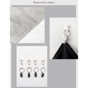 Backdrop Kain Foto Latar Belakang Fotografi Motif Polos Putih Studio ...