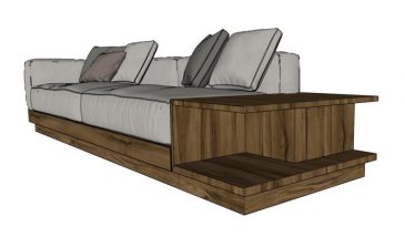 SOFAKU : ULUWATU Sofa – Sofa Selonjor Lurus Modern Capri Idefab Modular ...